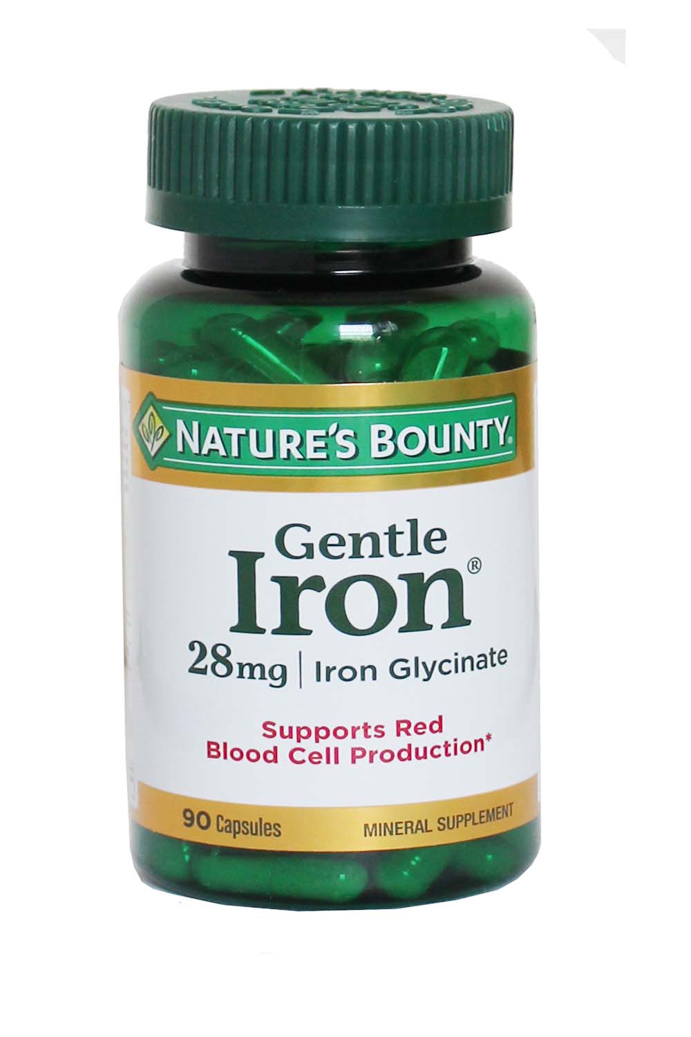 Nature's Bounty Gentle Iron 90 Ct 28mg – itemroot