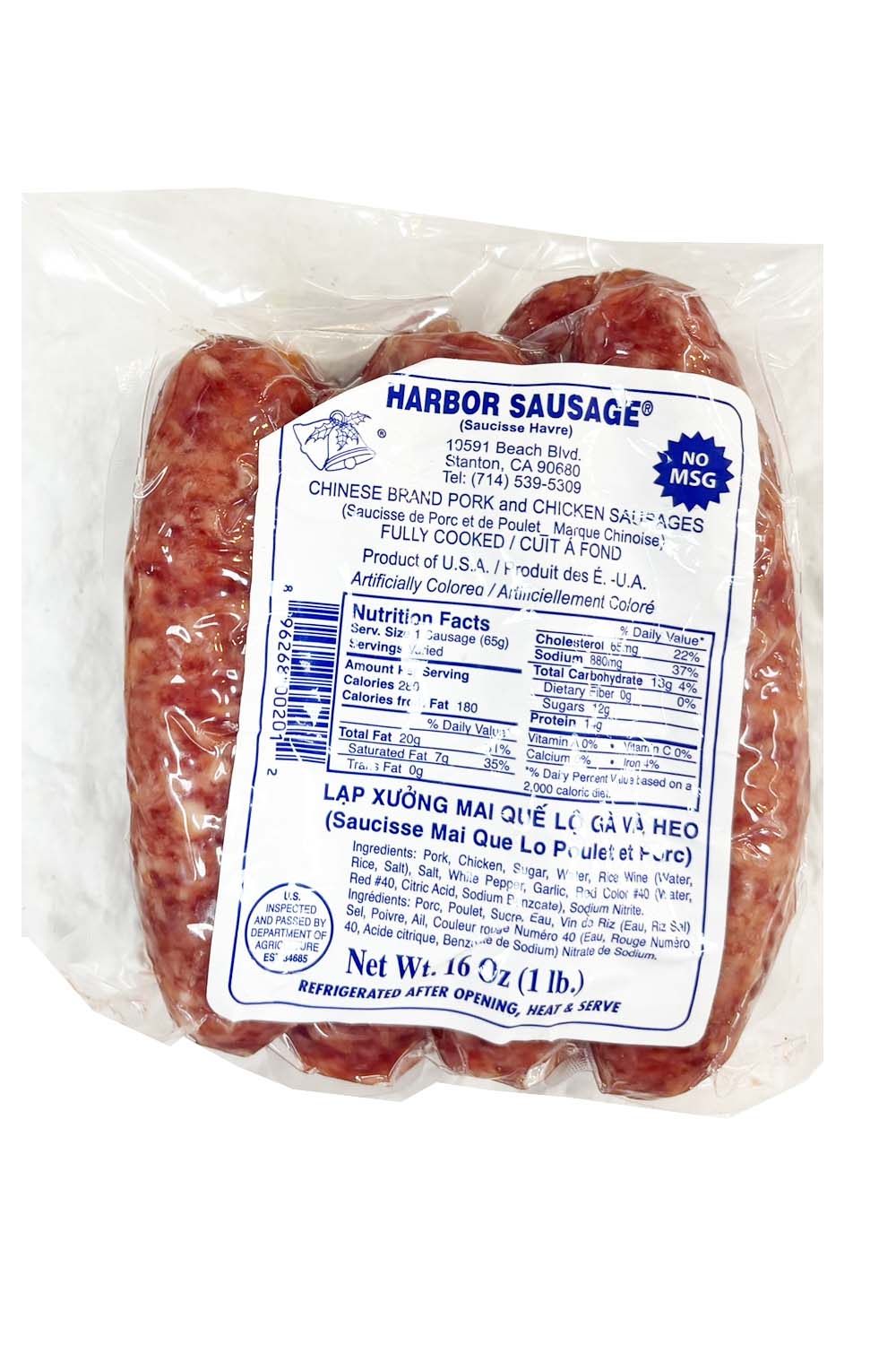 Harbor Chinese Pork and Chicken Sausages – itemroot